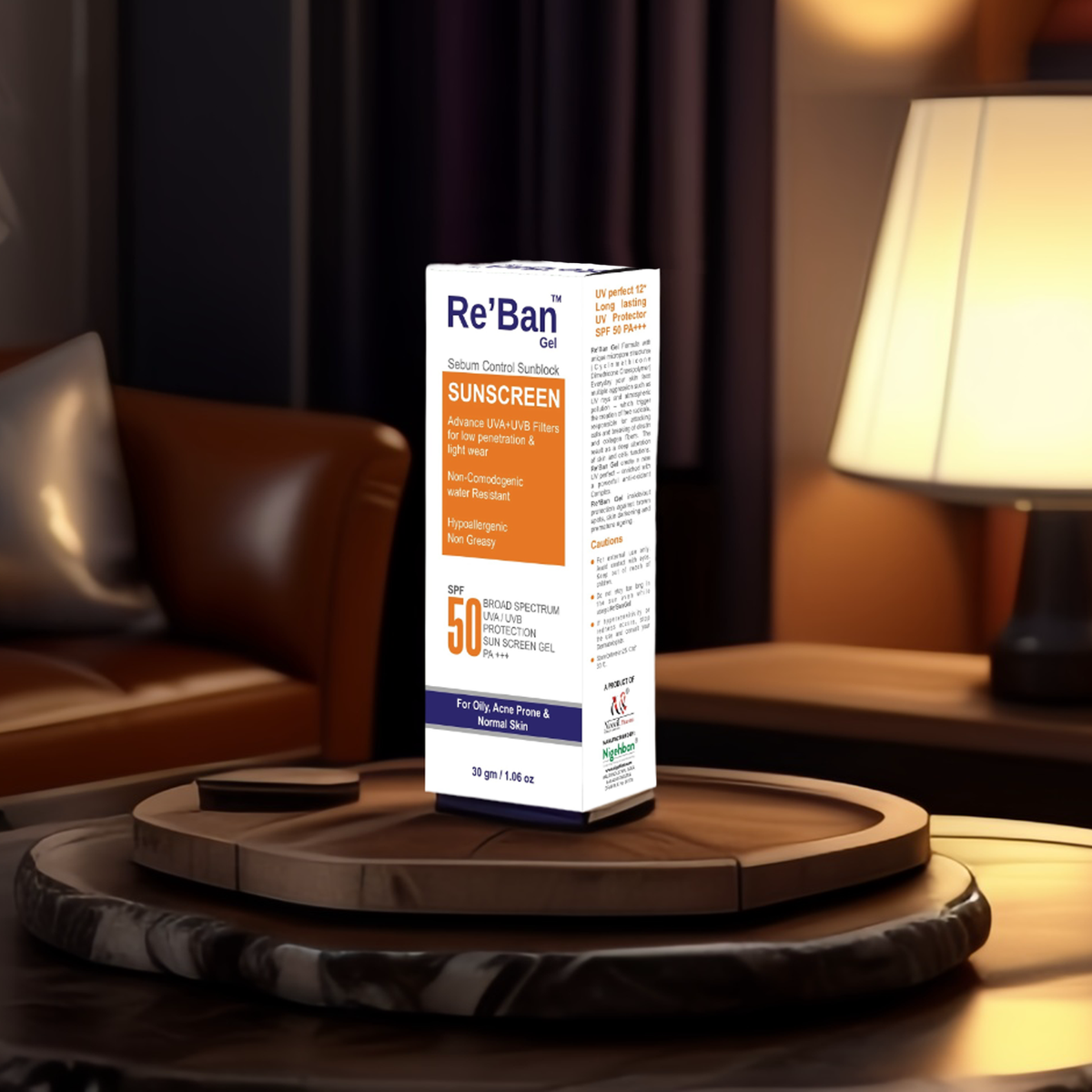 RE'BAN GEL | SEBUM CONTROL SPF 50 – Neovil Pharma